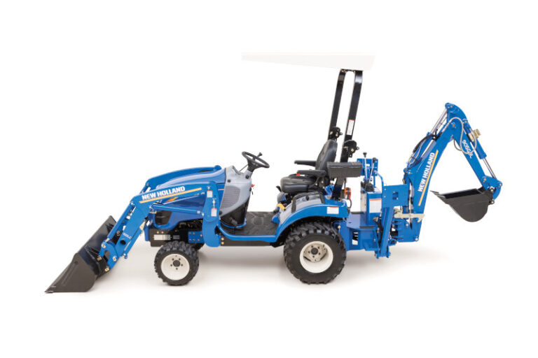 New Holland Workmaster 25S Sub-Compact Tractor with Loader and Backhoe ...