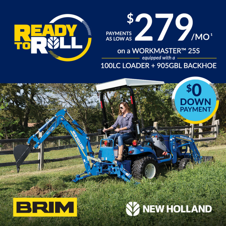 New Holland Workmaster 25S with Loader & Backhoe – BRIM Tractor